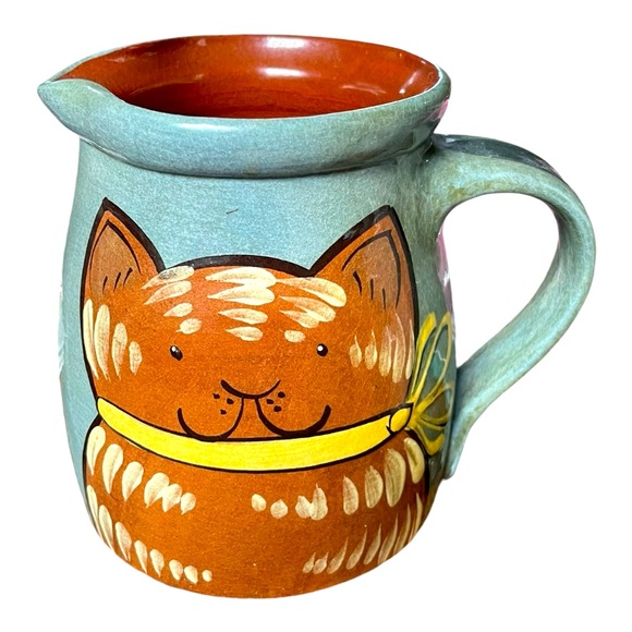 Eldreth | Dining | Eldreth Clay Cat Pitcher Nwob | Poshmark
